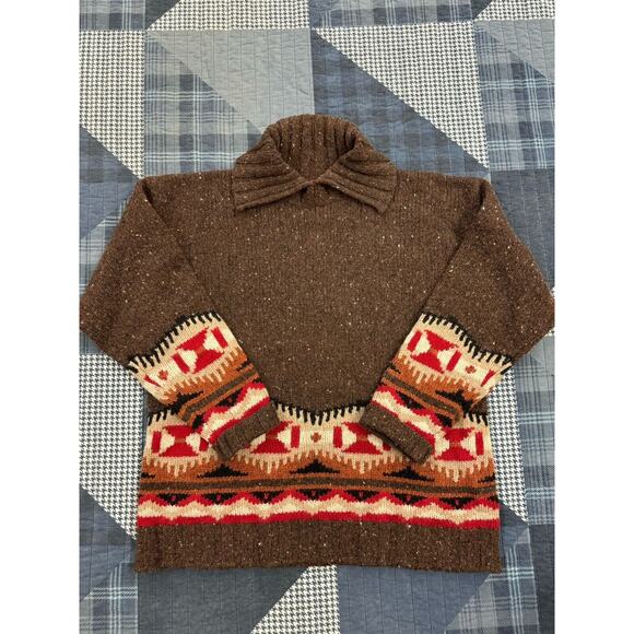 Field Gear | Sweaters | Vintage 9 Aztech Tribal Beacon Wool Sweater ...